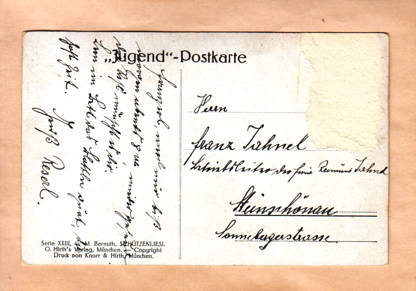 Ansichtskarten-Inschrift - Inhaltsdeutung von Briefen - PHILAFORUM.COM ...